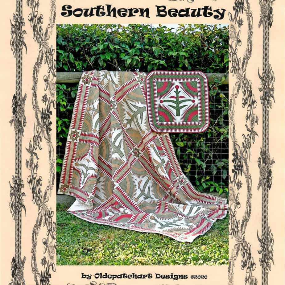Southern Beauty Quilt - Printed Pattern with Foundation Papers ...